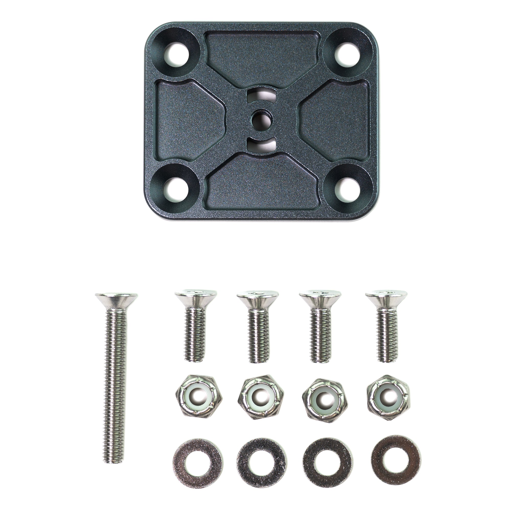 Mountech 4-Bolt Phone Mount Base, Storm Gray